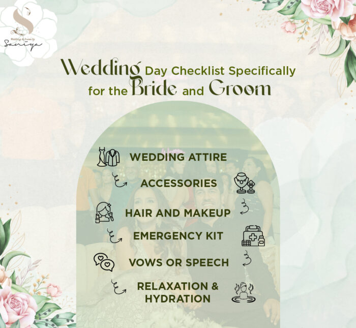 Wedding Day Checklist for Bride and Groom